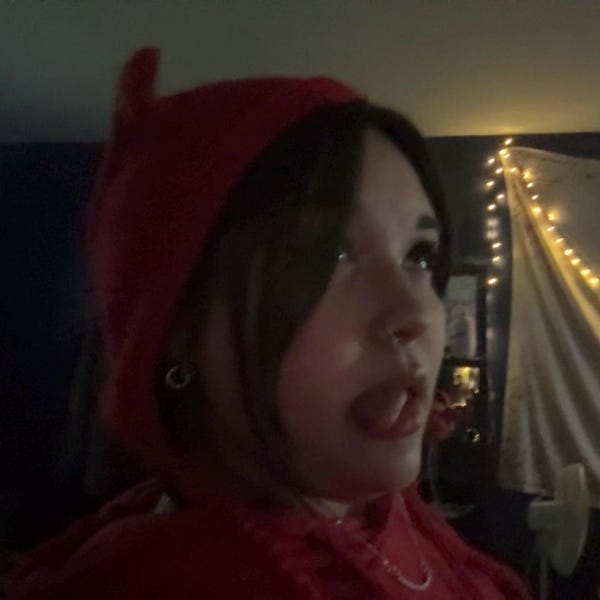 Devil Bonnet Red Knit Cat Bonnet Cat Ears Hat Mohair Knit Adult Bonnet ...