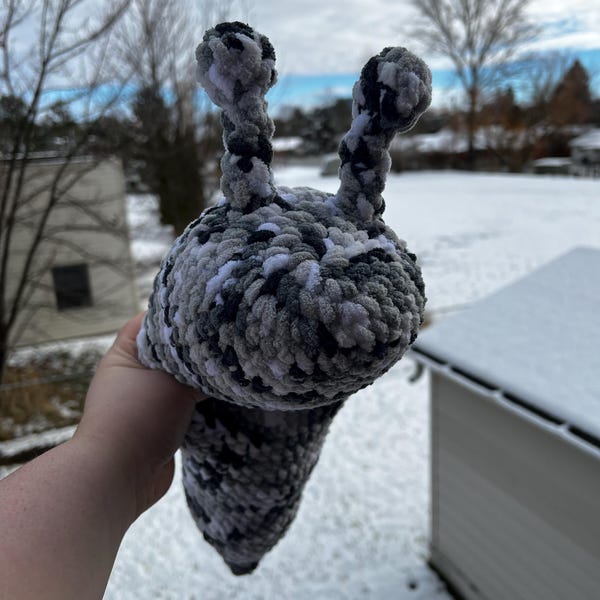 Gibs the Weighted Giant Slug Crochet Pattern PDF - Etsy