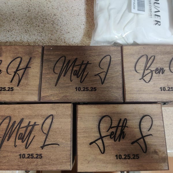 QR Code Cube, Wooden QR Code Block, Custom Logo Cube, Scan QR Menu for ...