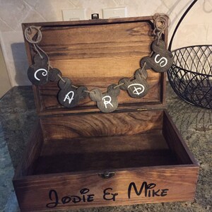 Personalized Disney Card Box Wedding Card Box Disney Wedding | Etsy