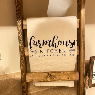 Farmhouse Kitchen Towels, Farmhouse Flour Sack Towels, Country Kitchen ...