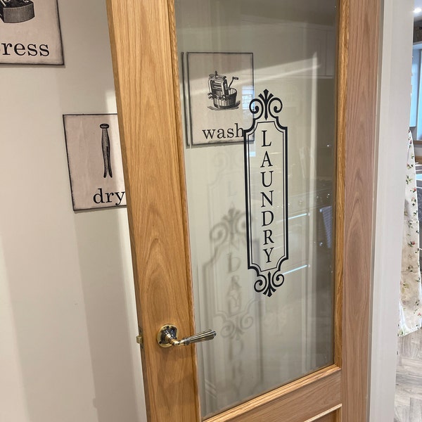 Pantry Decal | Kitchen Sticker, Farmhouse Kitchen Decor, Cabinet Door ...