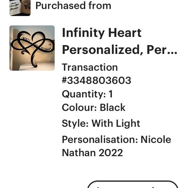 Infinity Heart Personalized, Personalized Wooden Infinity Heart Name ...