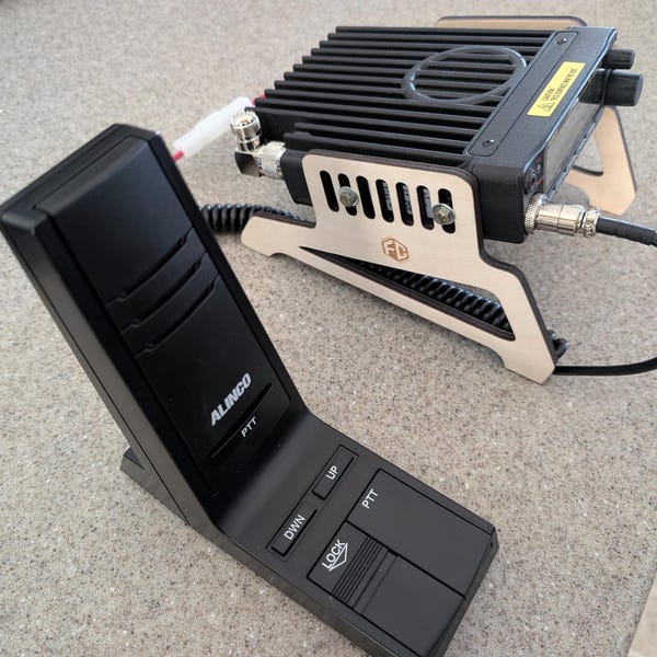 Mobile Radio Desktop Stand Set for Using Your Mobile Radios on Your ...
