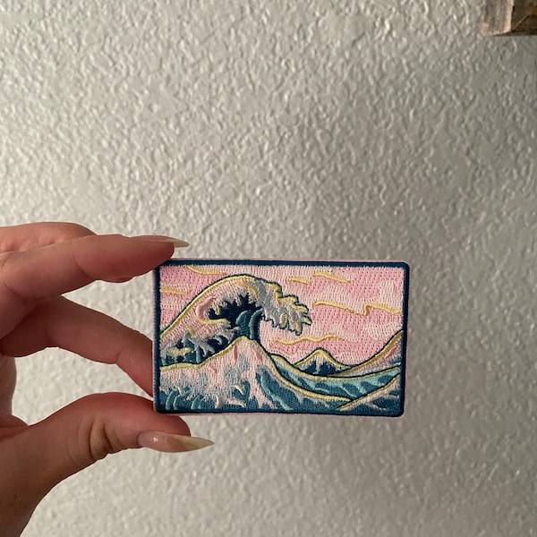 Wave Patch - Ocean Iron on Patch - Sea - Beach - Surf - Make Waves ...