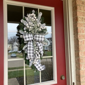 Everyday Blue Hydrangea Swag Wreath for Front Door Hydrangea - Etsy