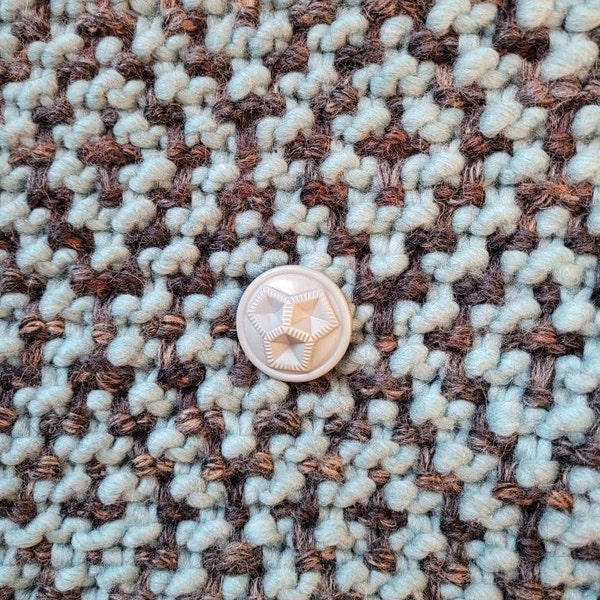 Large Vintage Vegetable Ivory Button With a Raised Center-tiny Ring of ...