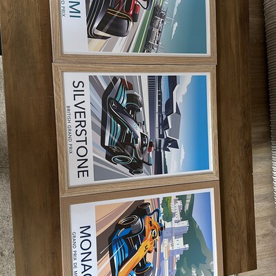 Spa-francorchamps F1 Poster/ Formula1 Hamilton Print / Home Office ...