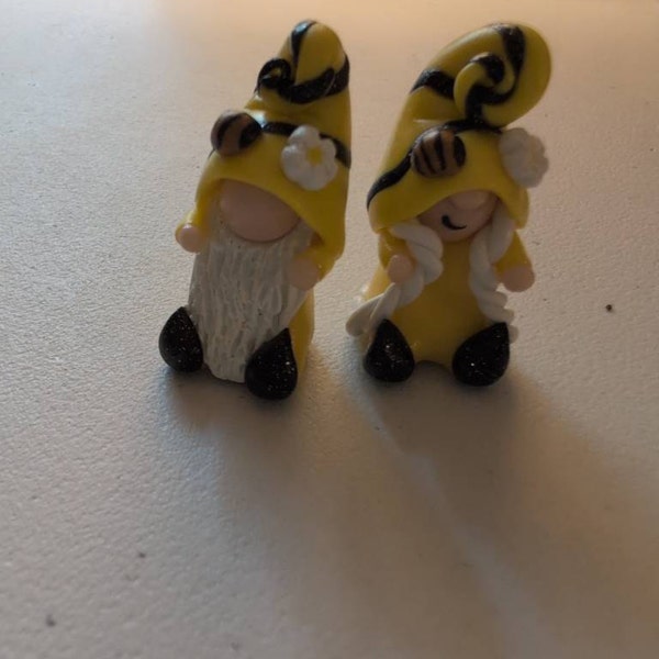 Mini Surfer Clay Gnome/ Indoor Planter Gnome Accessory/ Pink Surf Board ...