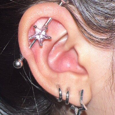 Y2K Star Dangle Belly Button Ring 2000s Sparkly Body Jewelry - Etsy