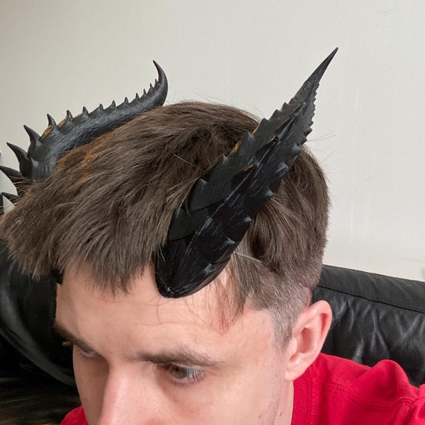 Lightweight Costume Spikey Boi Horns - Etsy