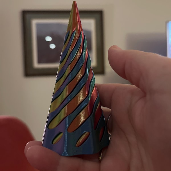 Vortex Pyramid Fidget 3D Printed Desk Toy & Display - Etsy