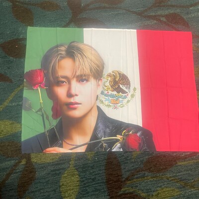 ATEEZ Members Lesbian Flag Banner, ATEEZ Group Photo Kpop Flag Tapestry ...