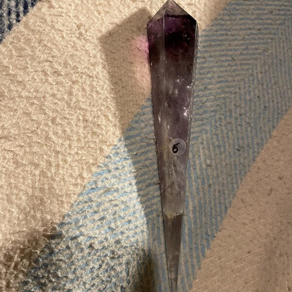 Natural Amethyst Vogel Crystal Double Point Wand/high Quality Amethyst ...