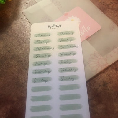 Medium Custom Scripts MELLOW Font Custom Stickers for - Etsy Australia