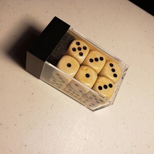 Triple D6 Three Small D6 in Large Clear D6 Gaming Dice | Etsy
