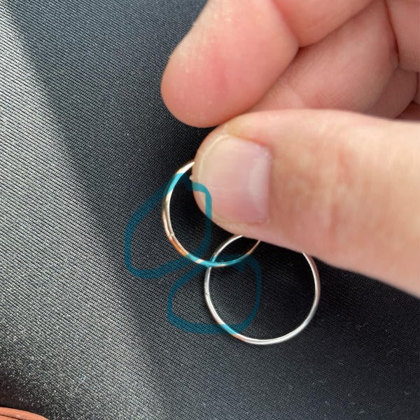 14k Gold and 925 Silver Russian Twist Ring, Gift for Her, Interlocking ...