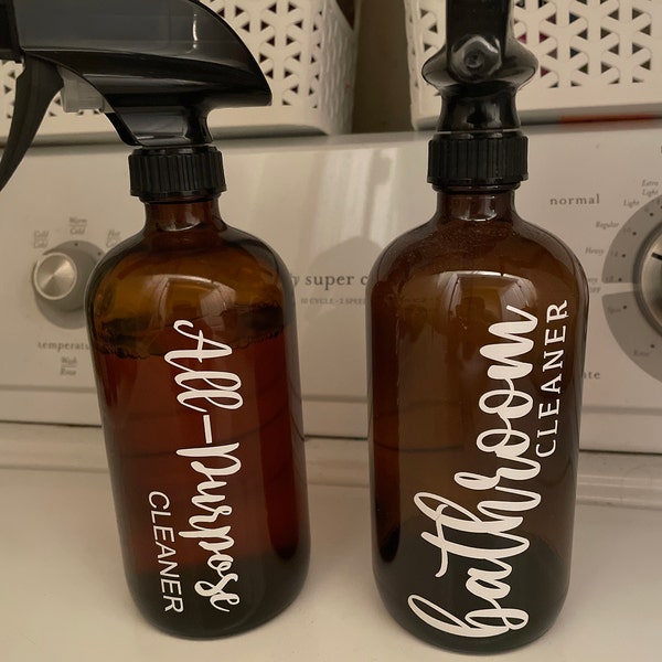 16 Oz Label - Decal Only | All-purpose | Bathroom Cleaner | Kitchen ...
