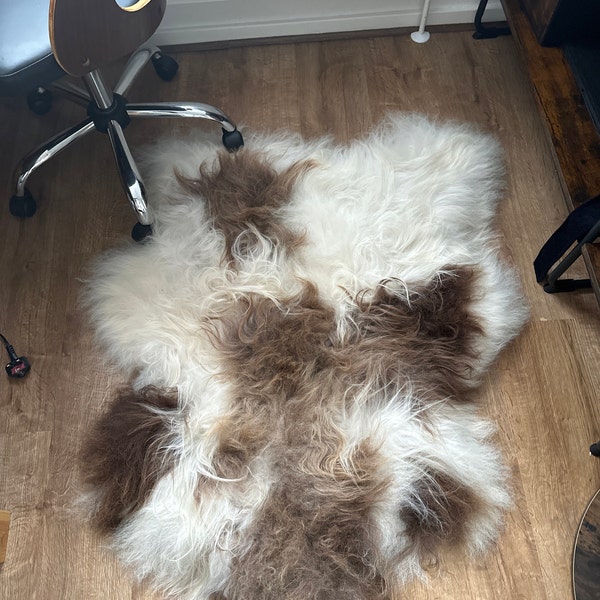 Genuine Icelandic GOLD Sheepskin Rug, Pelt, Carpet, Giant Sheepskin Rug ...
