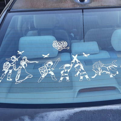Zelda Inspired Family Car Decals - Etsy