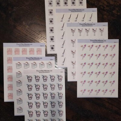 Vertical Full Day Extender Planner Stickers / Functional Planner ...