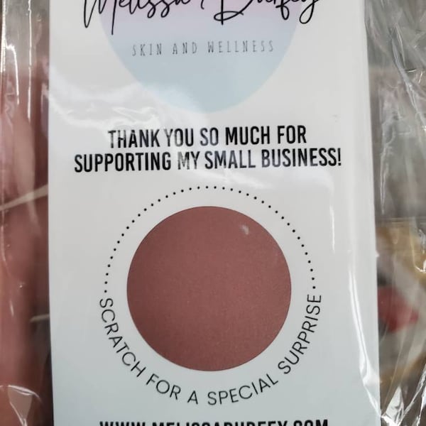 Custom Scratch off Thank You Cards, Small Business Thank Yous, Customer ...