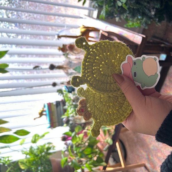 Crochet Shrek Coasters / Shrek Coasters / Shrek - Etsy