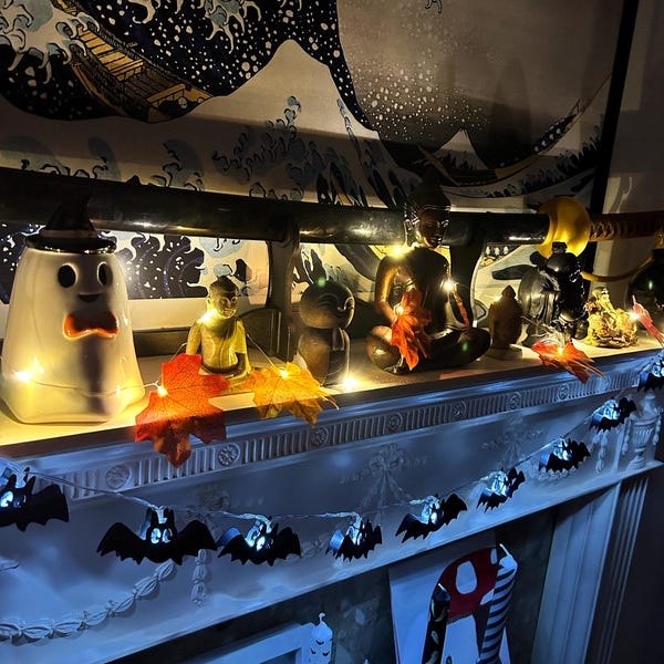 Black Vine Fairy Lights Gothic Wedding Table Decor Garland Dark ...