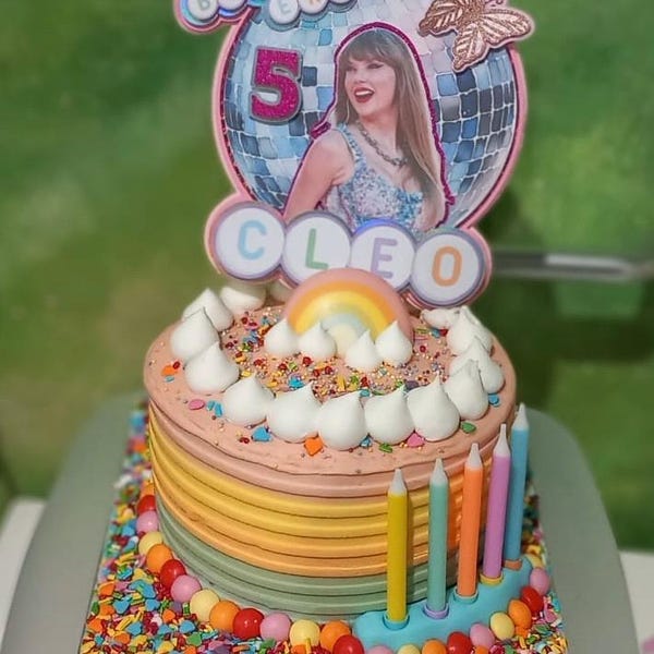 Wicked Inspired 3D Shaker, Cake Topper. Personalised. Birthday - Etsy UK