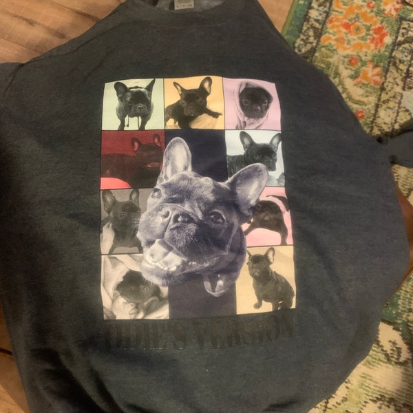 Customizable Eras Sweatshirt, Eras Tour Gift for Dog Mom, Crewneck Fan ...