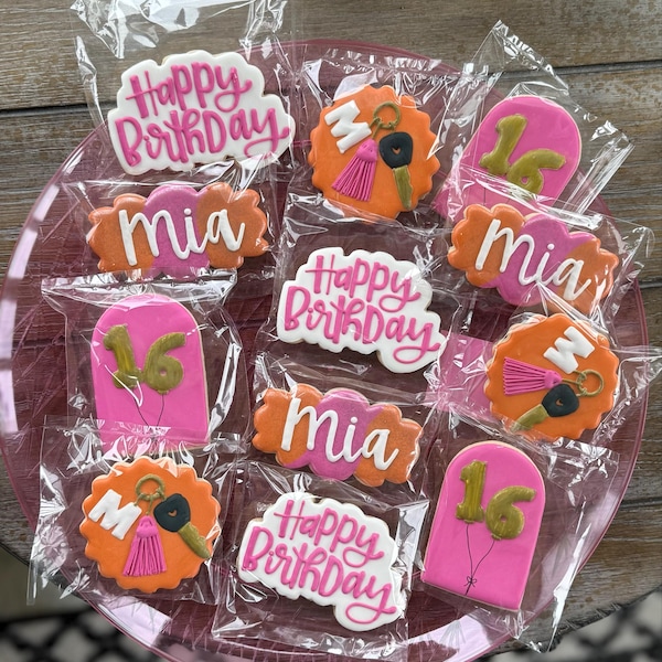 Talk Thirty to Me - Custom Sugar Cookies - Birthday Cookies - Royal ...