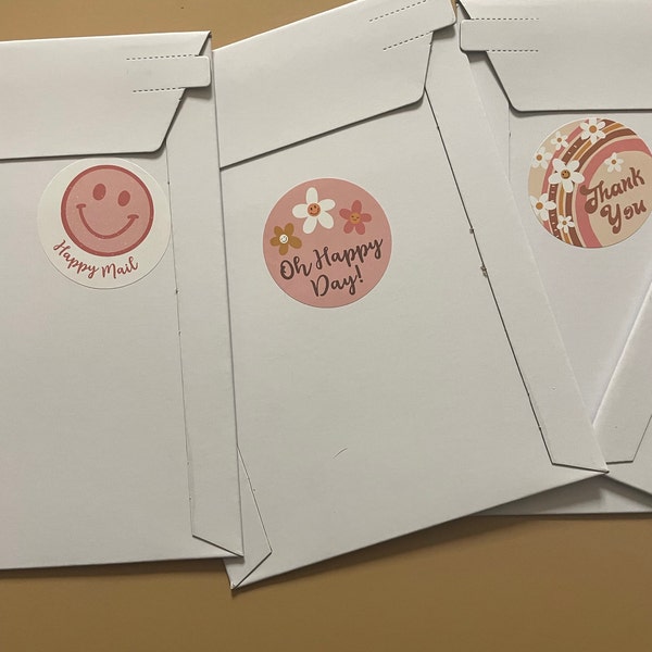 2" Fun Roll Thank You Stickers,small Business Stickers,round Thank You ...