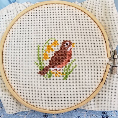 Vintage Bon Appetit Cross Stitch Pattern Downloadable PDF Small Simple ...