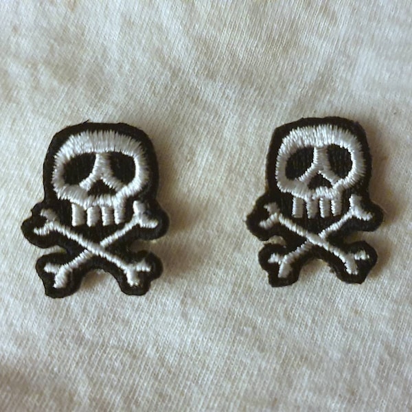 Sew on Large (4 Inch) Embroidered Skull and Crossbones Patch - Etsy