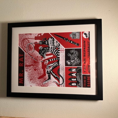 Friend or Dafoe Mr. Rat Mini-print Fantastic Mr. Fox - Etsy