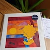 The Simpsons Sunset Watercolour Print, Scenic Simpsons, Lisa Simpson ...