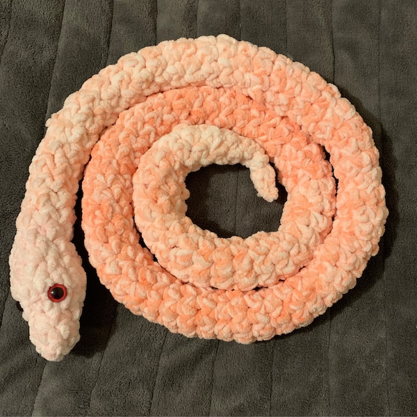 NO SEW Snake Crochet Amigurumi Pattern, Serpent, Rattle Snake, Adder ...