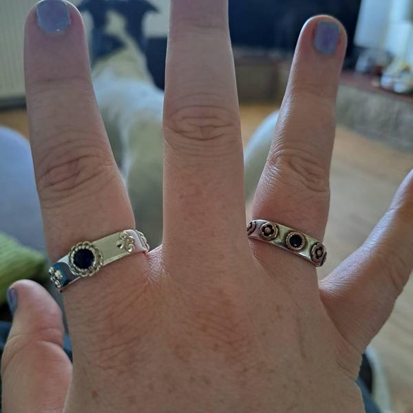 Jujutsu Kaisen Inspired Yuta Okkotsu Ring Necklace, JJK, Custom Name ...