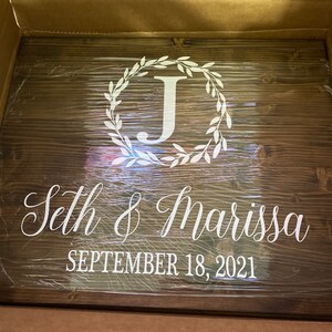 Wedding Welcome Sign Wedding Entrance Sign Laurel Wreath | Etsy