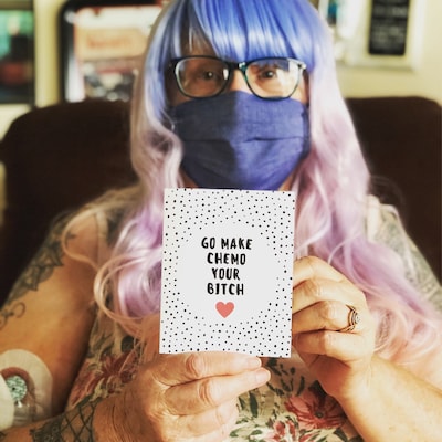 Chemo Get Well Funny Cancer Card Cancer Humor Chemo Care Package ...