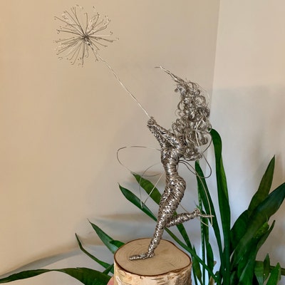 Dancing With A Dream Wire Fairy Sculpture Fantasywire Inspired - Etsy