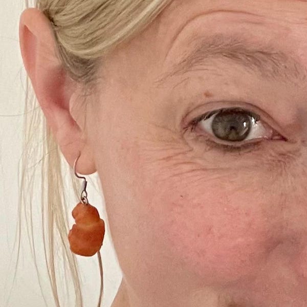 Hair Clip Lyna, Green & Gold, Glitter, Magic, Fimo, Polymer Clay ...