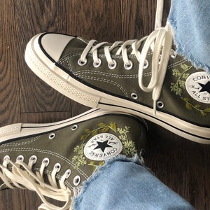 Customized Converse Embroidered Shoes Converse Chuck Taylor 1970s ...