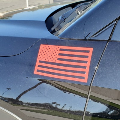 American Flag Car Magnet USA Flag Car Magnet - Etsy
