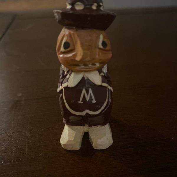 Circa 1950's Anri University of Massachusetts Umass Sam the Minuteman ...