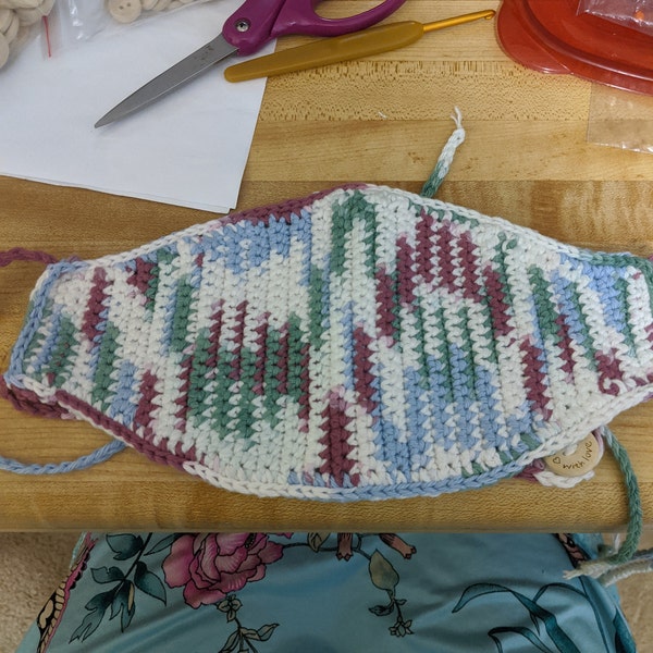 Easy Crochet Face Mask Cover Pattern // Instant PDF Download - Etsy