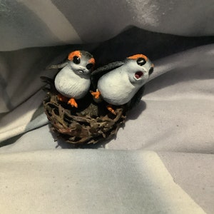 Porg Toy Figure 3D Printed Painted Star Wars Miniature Handmade the ...