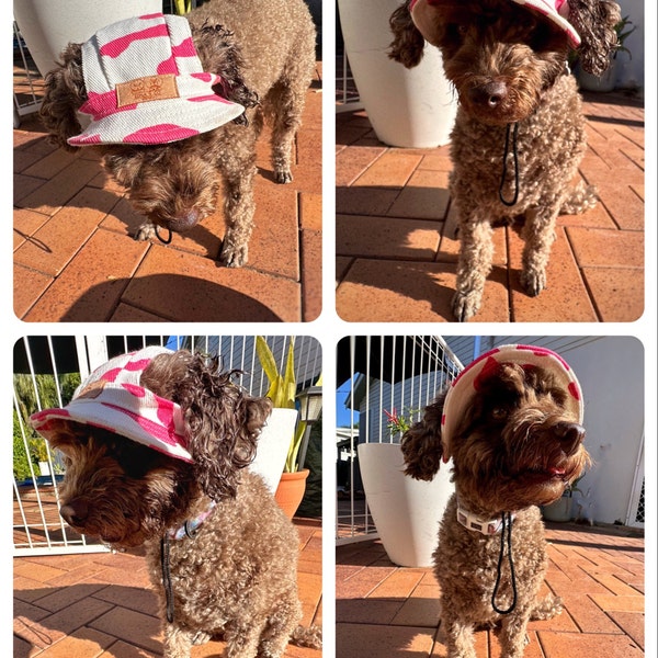 Dog Hat | Bucket Hat | Puppy Hat | Dog Visor | Sun Protection Cap ...