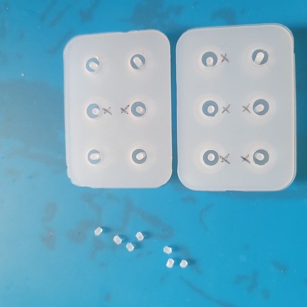 8mm 10mm Bead Silicone Mold-square Round Beads Resin Mold-beads ...