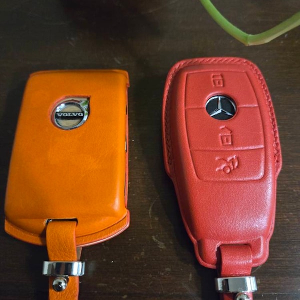 2023 2024 Mini Cooper S JCW Key Fob Cover, Leather Key Case for Keyless ...